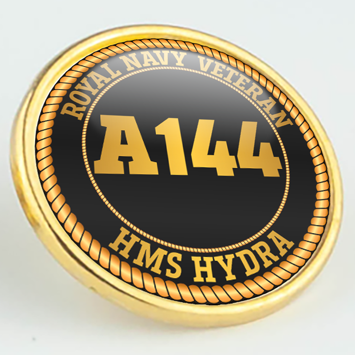 HMS Hydra A144 Pennant Number Pin/Lapel Badge – The Rats Locker