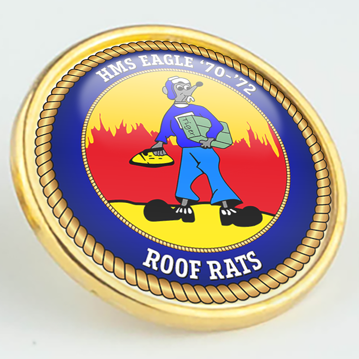 Aircraft Handler - HMS Eagle '70-'72 Pin/Lapel Badge – The Rats Locker