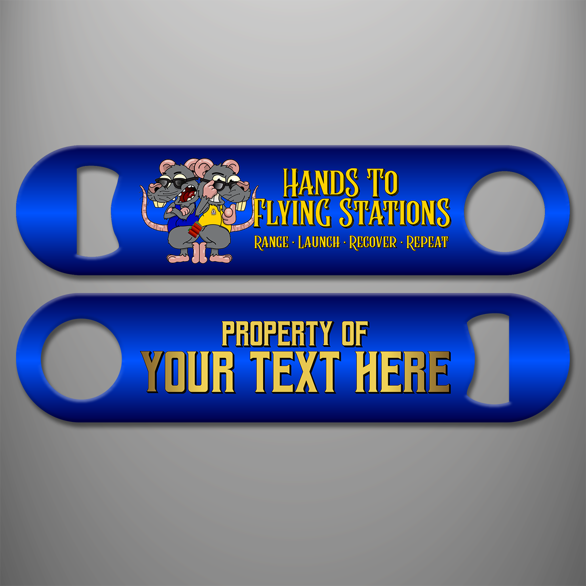 Aircraft Handler 'Hands to Flying Stations' - Bar Blade/Bottle Opener ...