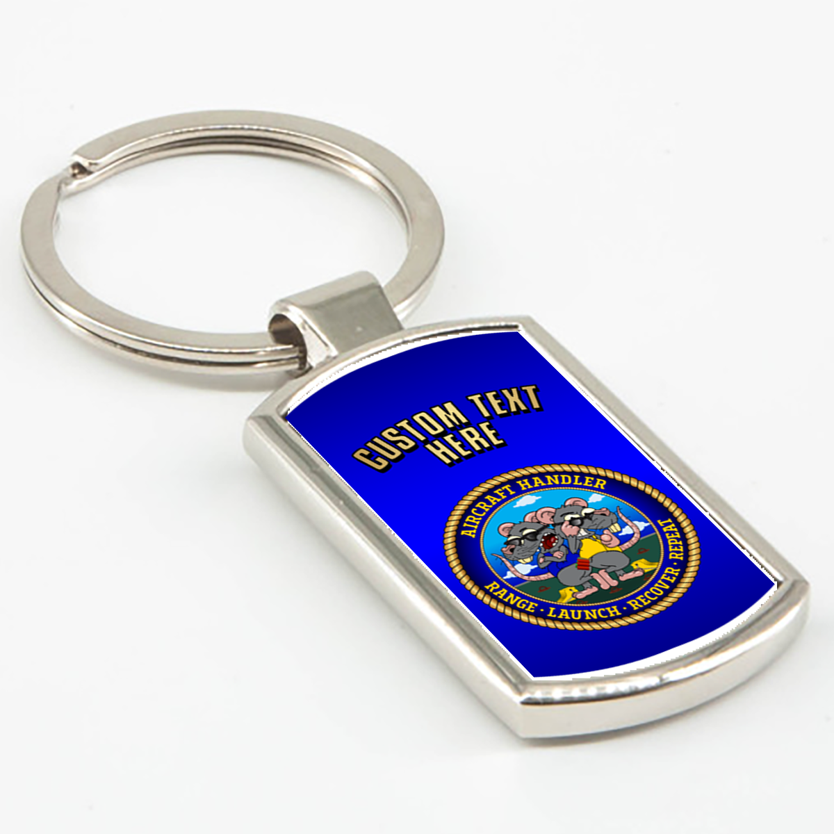 Aircraft Handler 'Range, Launch, Recover, Repeat' Key Ring – The Rats ...