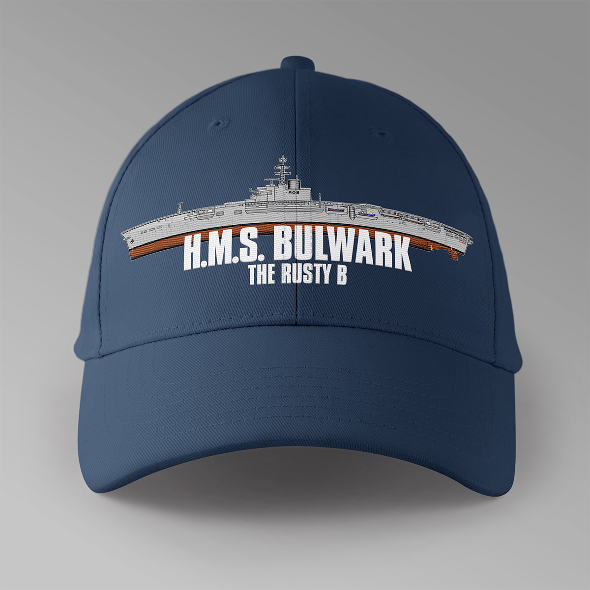 HMS Bulwark (R08) - Personalised Baseball Cap – The Rats Locker