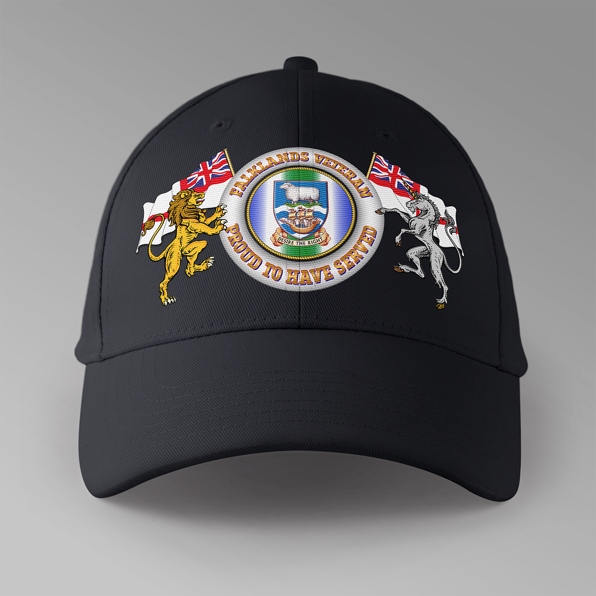 Falklands Veteran 'Proud To Have Served' - Personalised Baseball Cap ...