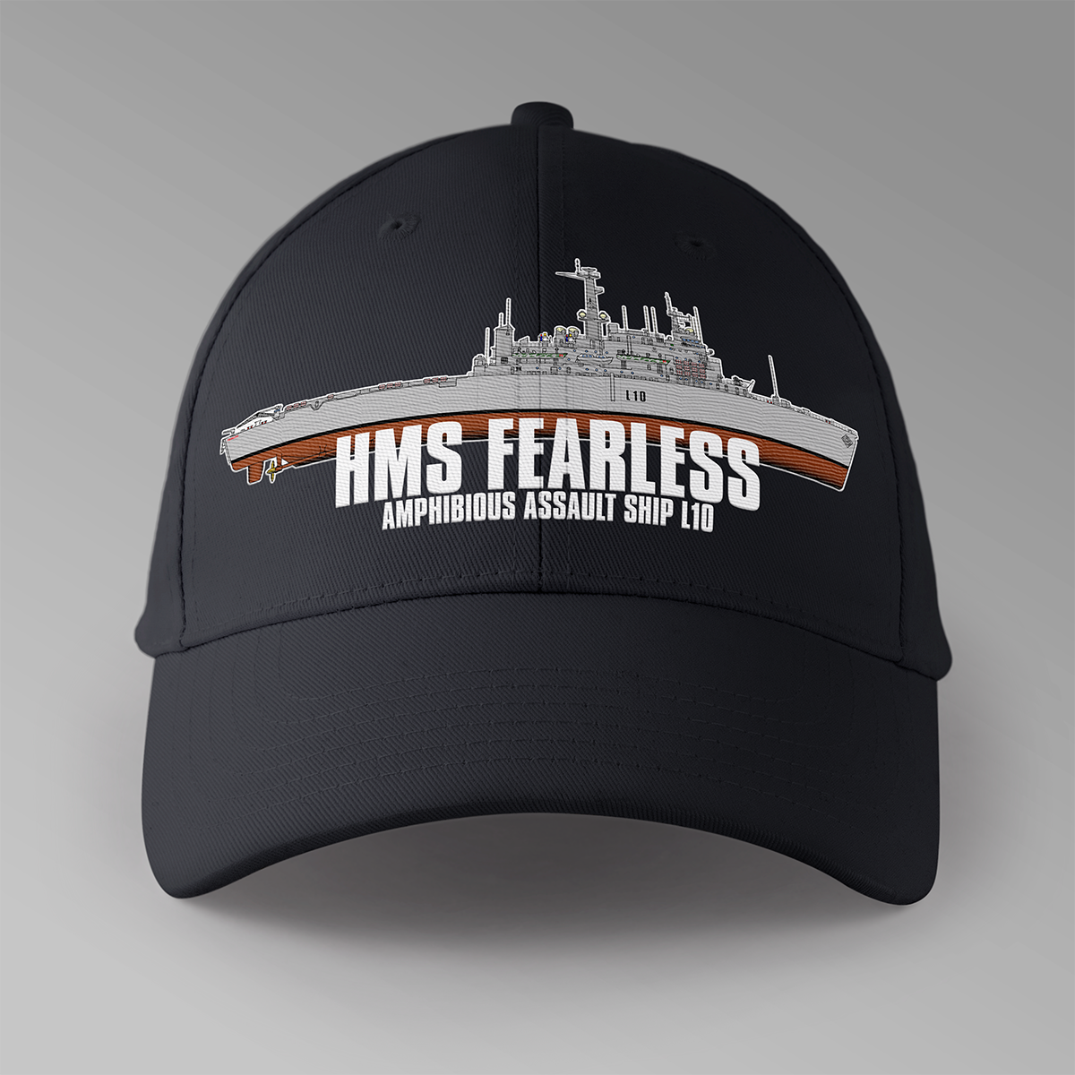 HMS Fearless (L10) - Personalised Baseball Cap – The Rats Locker