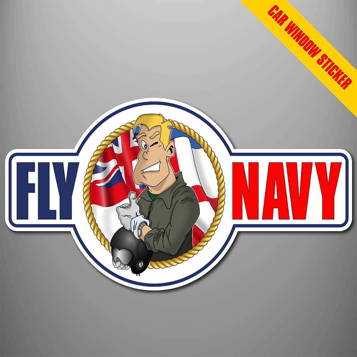 Fleet Air Arm - Fly Navy Car Window Sticker – The Rats Locker