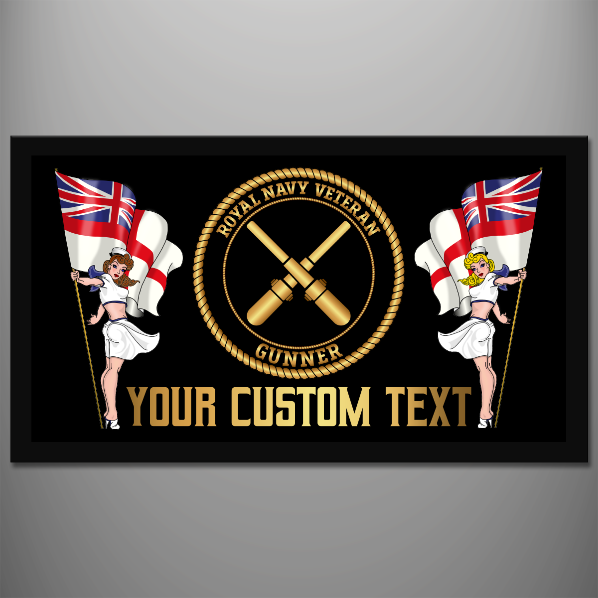 Royal Navy Veteran 'Gunner' Bar Runner – The Rats Locker