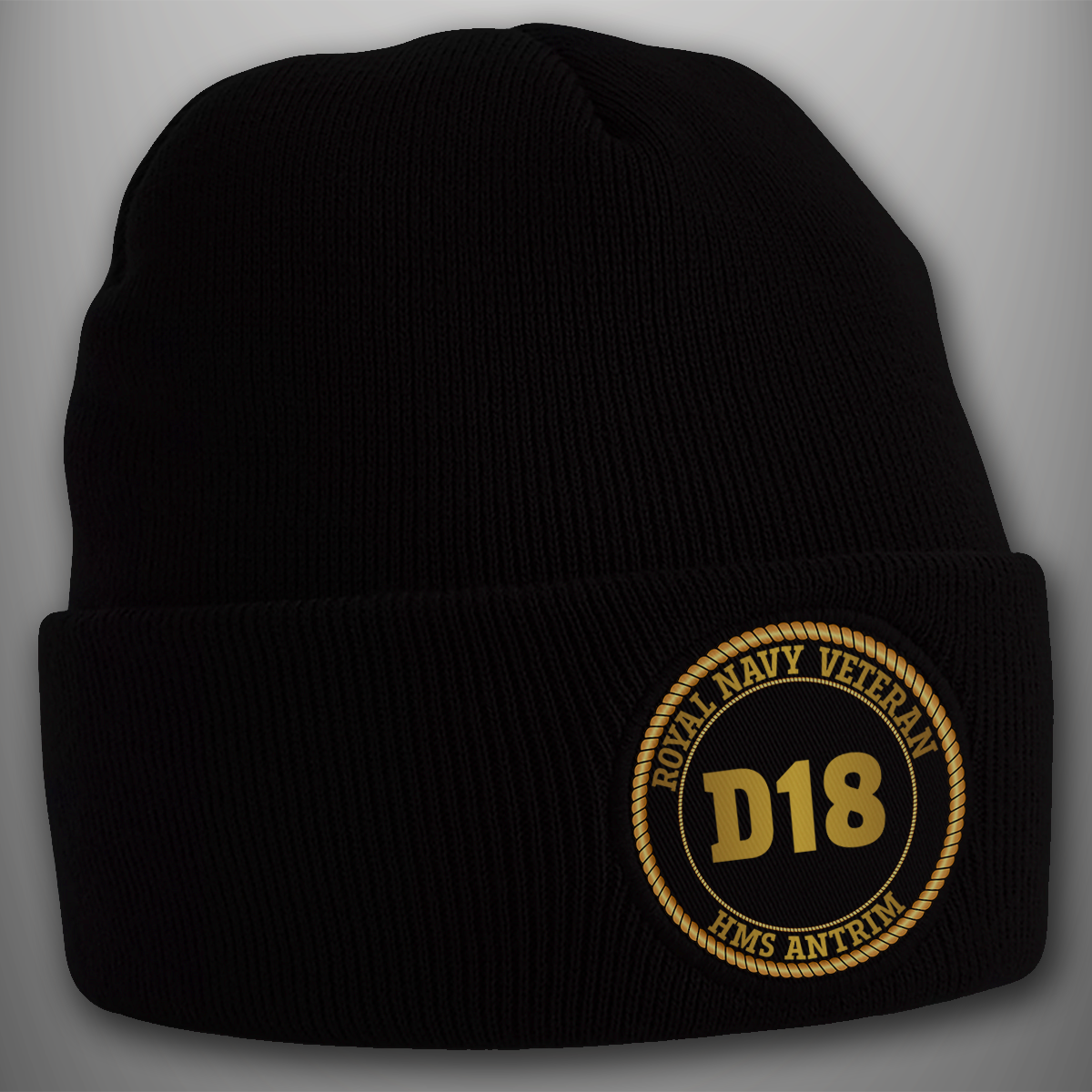 HMS Antrim D18 - Pennant Number Beanie Hat – The Rats Locker