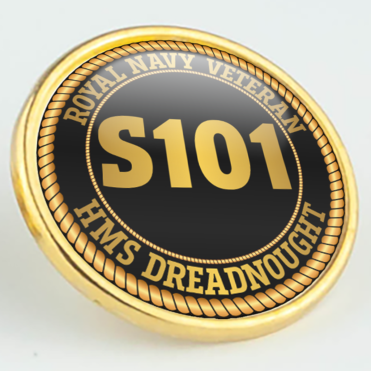 HMS Dreadnought S101 Pennant Number Pin/Lapel Badge – The Rats Locker