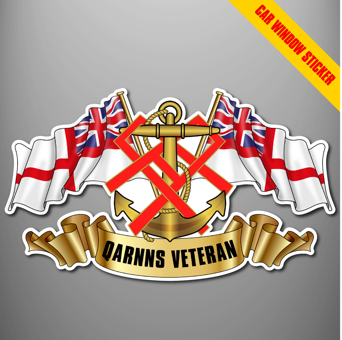 QARNNS Veteran 'Ensigns' Car Window Sticker – The Rats Locker