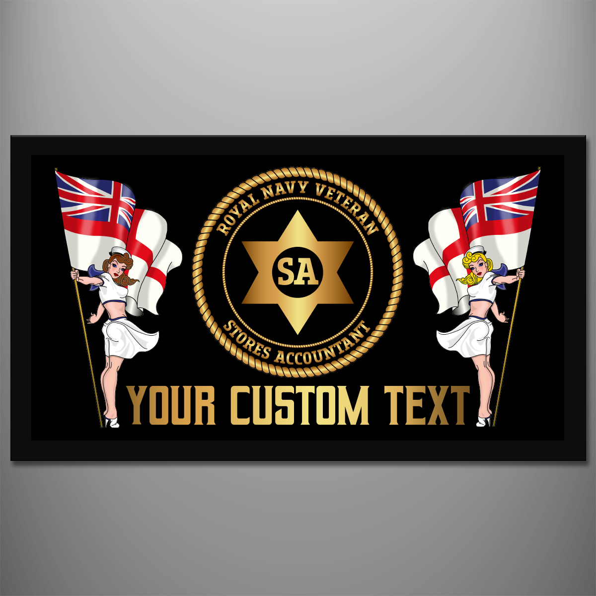 Royal Navy Veteran 'Stores Accountant' Bar Runner – The Rats Locker