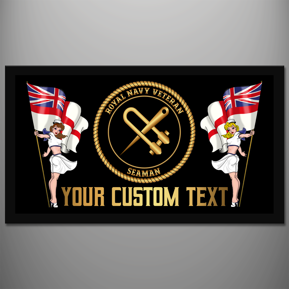Royal Navy Veteran 'Seaman' Bar Runner – The Rats Locker