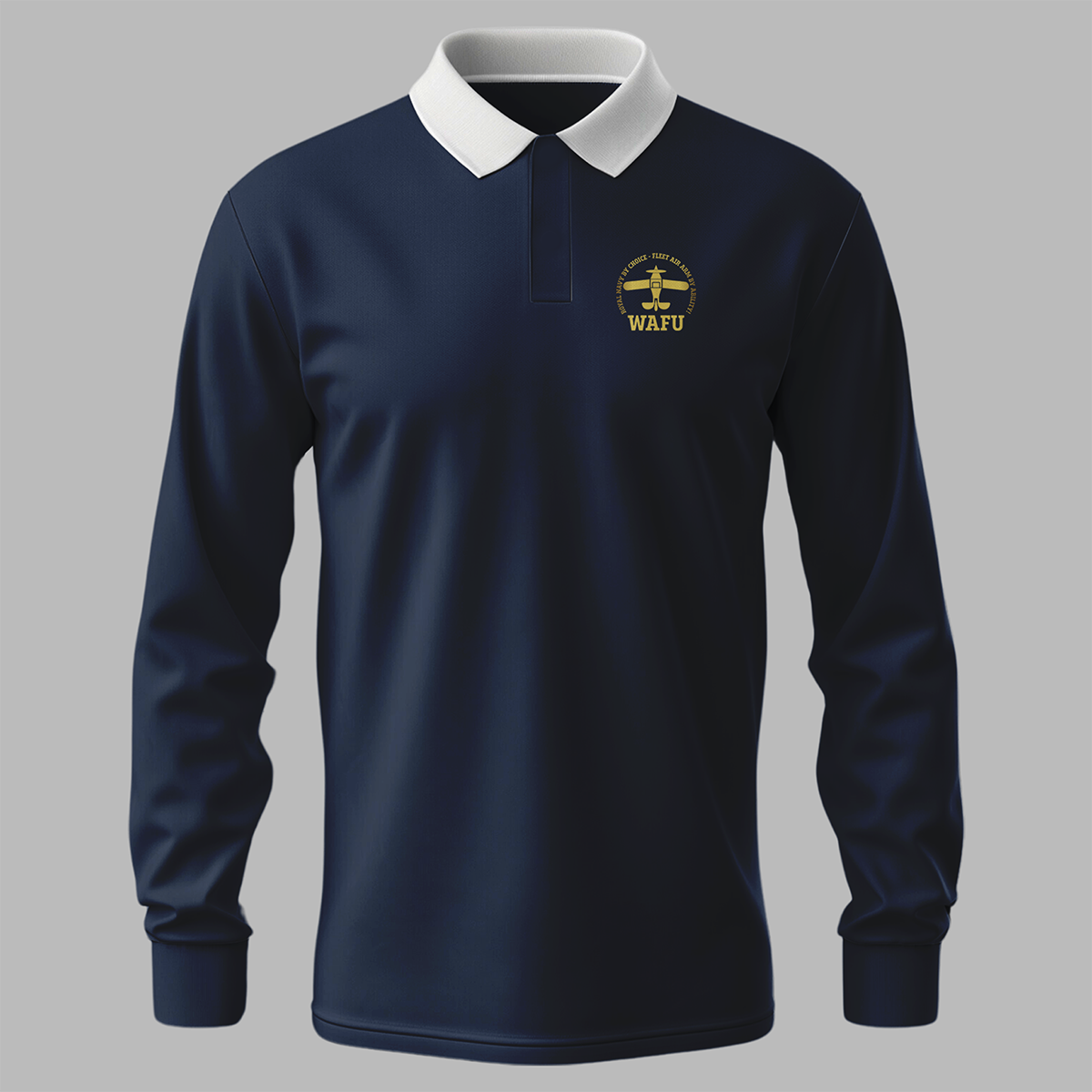 Fleet Air Arm 'WAFU - Royal Navy By Choice' Rugby Shirt – The Rats Locker