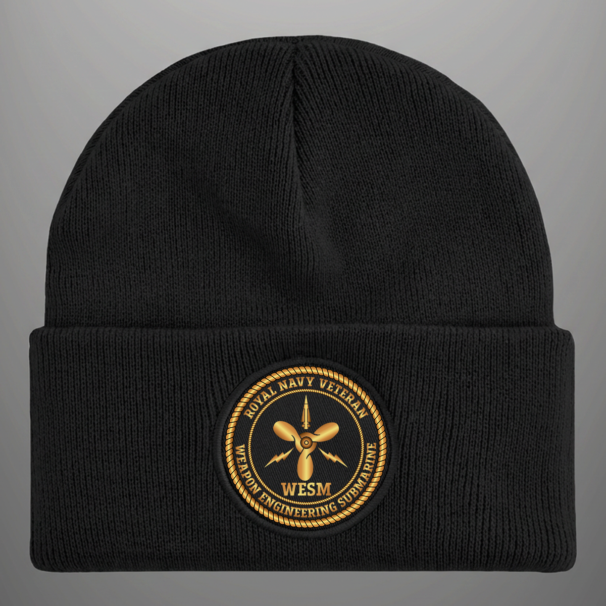 Royal Navy Veteran 'Weapon Engineering Submarine' - Beanie Hat – The ...