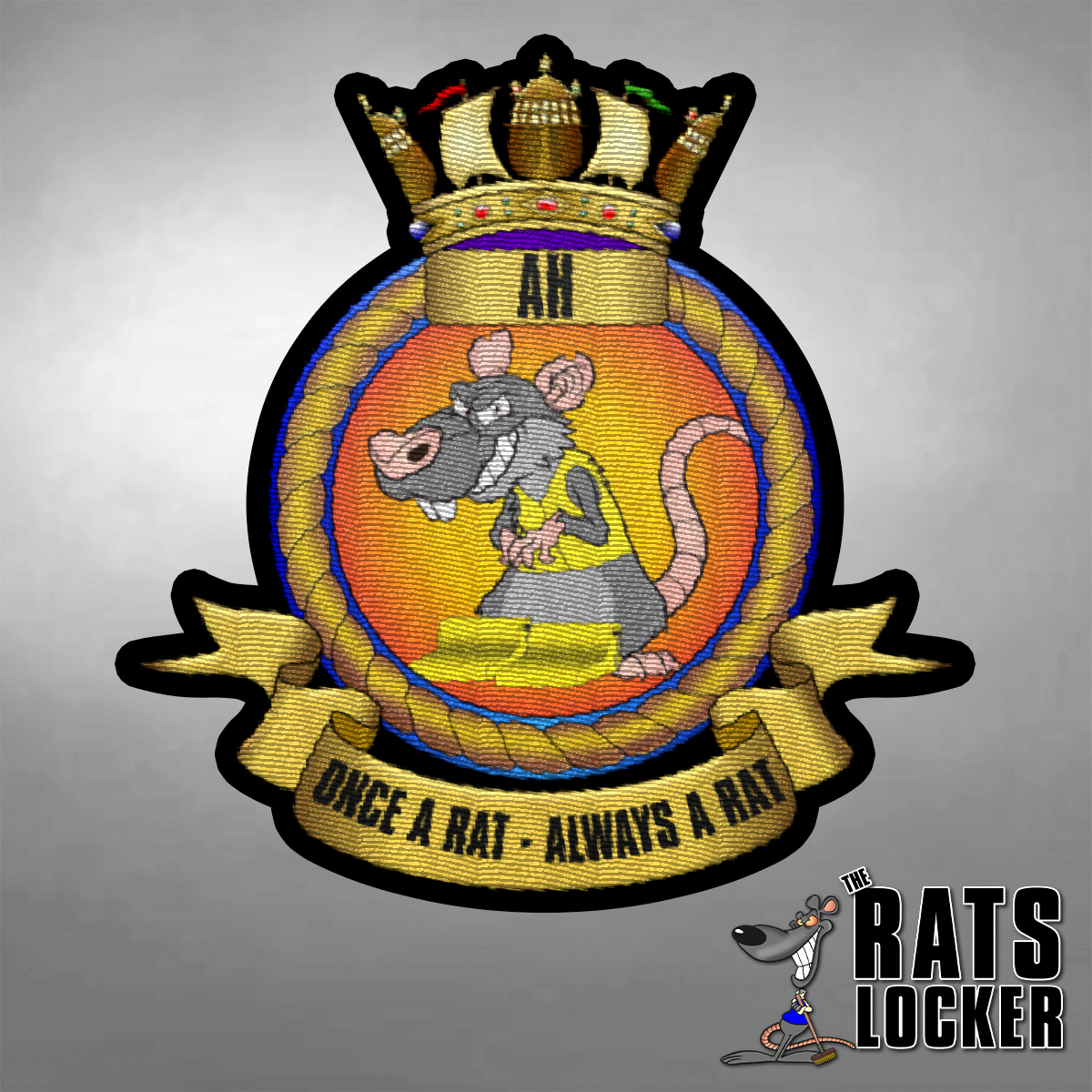 Aircraft Handler 'Once A Rat...' - Embroidered Sew on Badge – The Rats ...